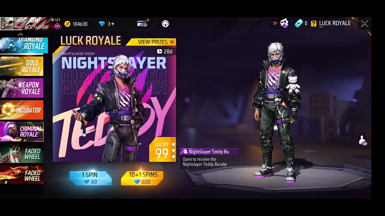 NIGHTSLAYER NEW LUCK ROYALE😍😍😍😍 - YouTube