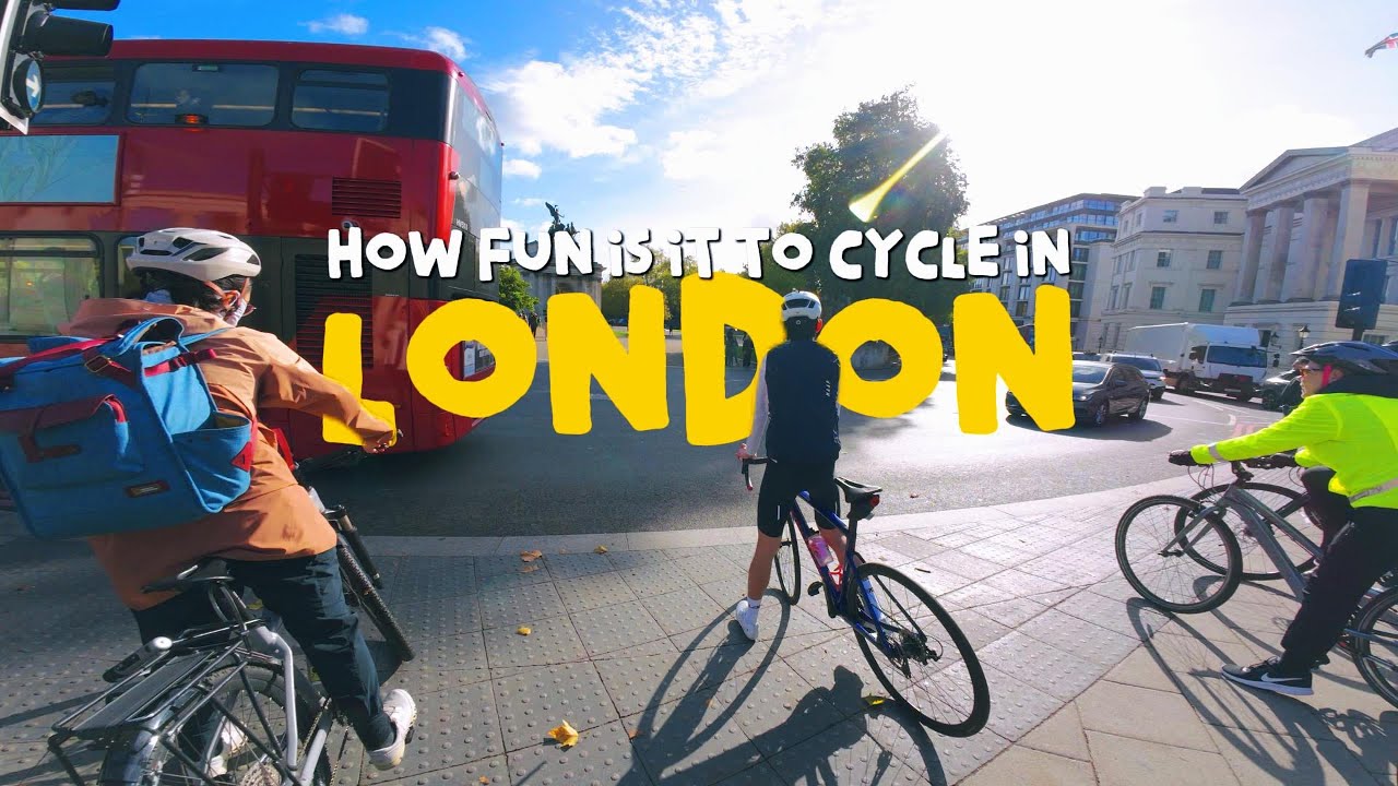 How fun is it cycling around London? | Tricking my friends into doing ...