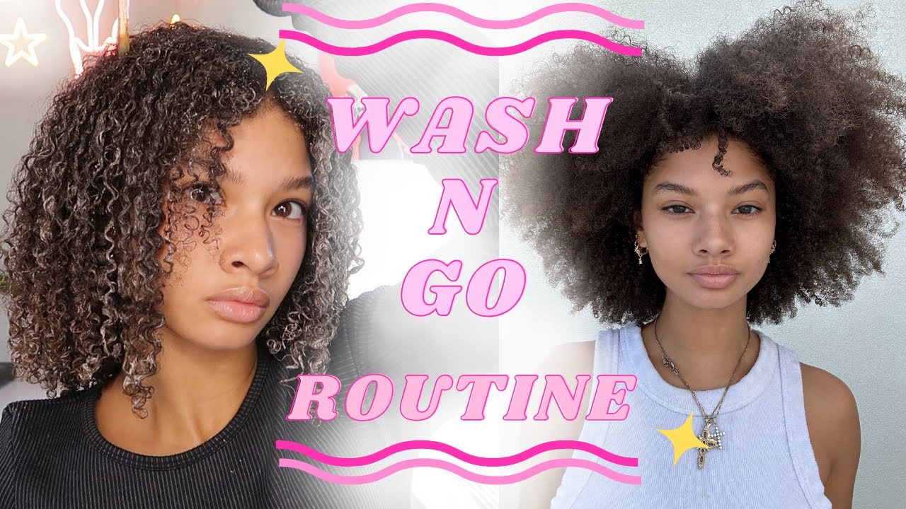 Hydrating Wash N Go Routine | Styling - YouTube