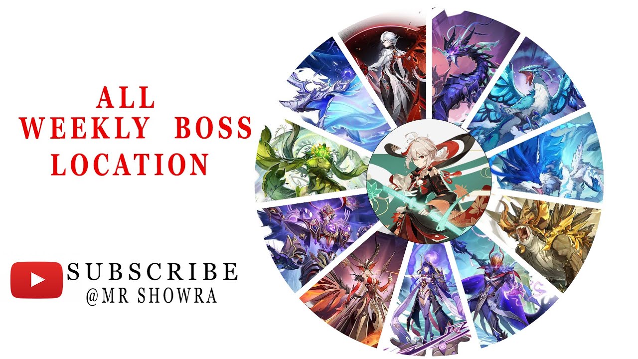 How to Defeat All Weekly Bosses And Find Their Location's || Genshine ...