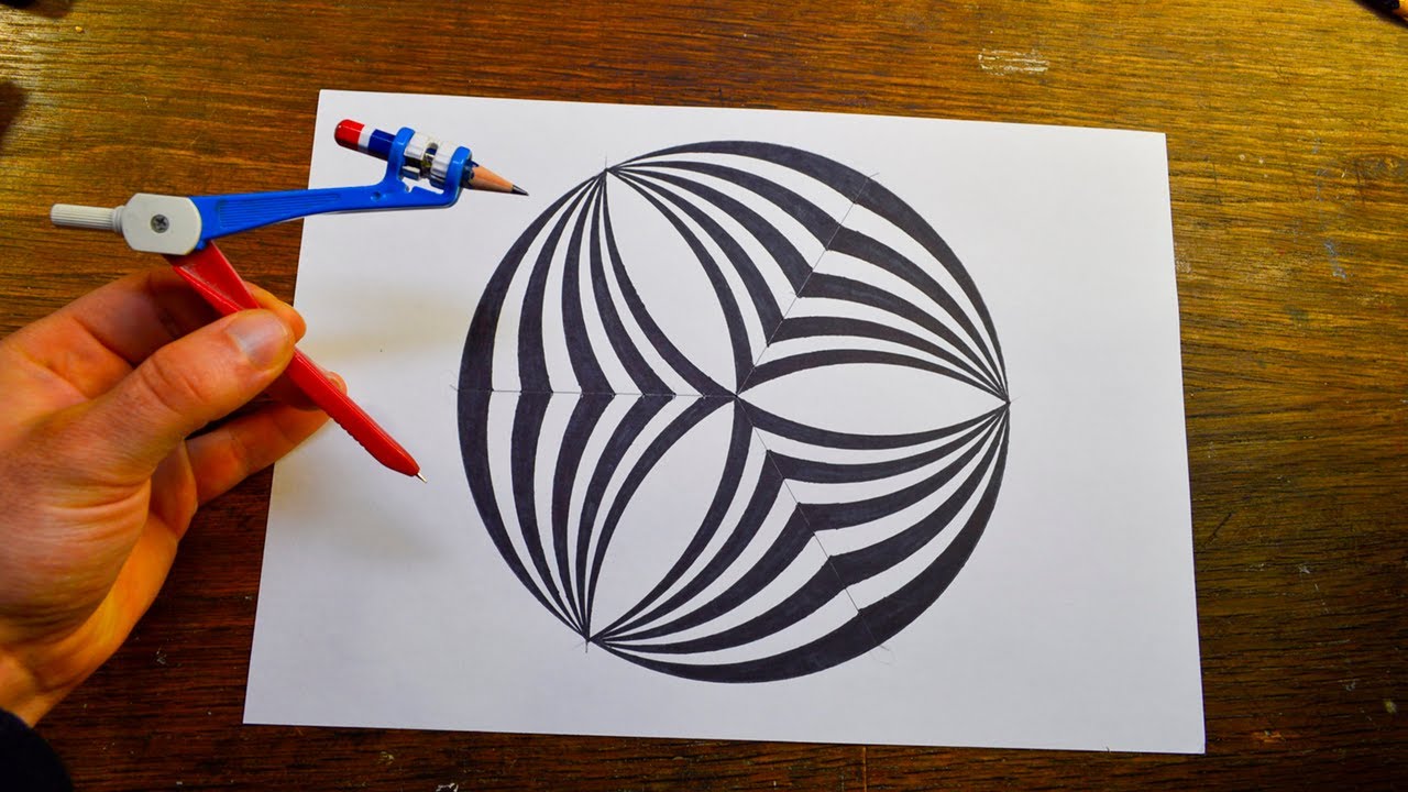 Creating Kaleidoscopic Design with Circular Geometry: A Step-by-Step ...