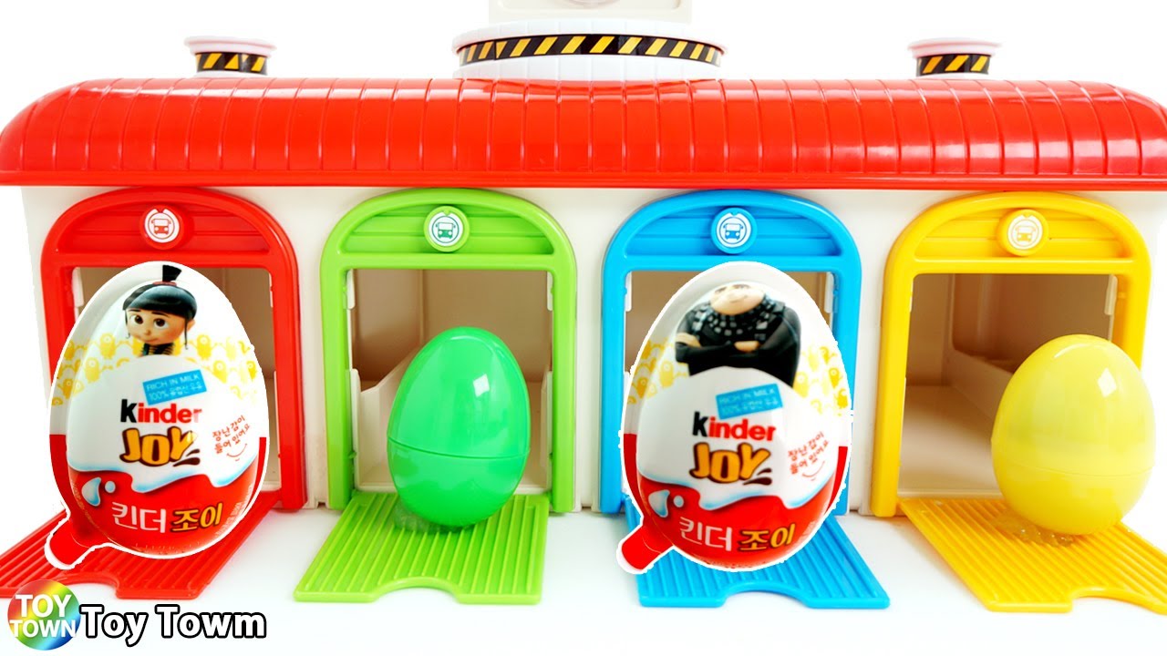 Tayo Bus with Surprise Eggs, Little Bus TAYO Learn Colors Finding ...