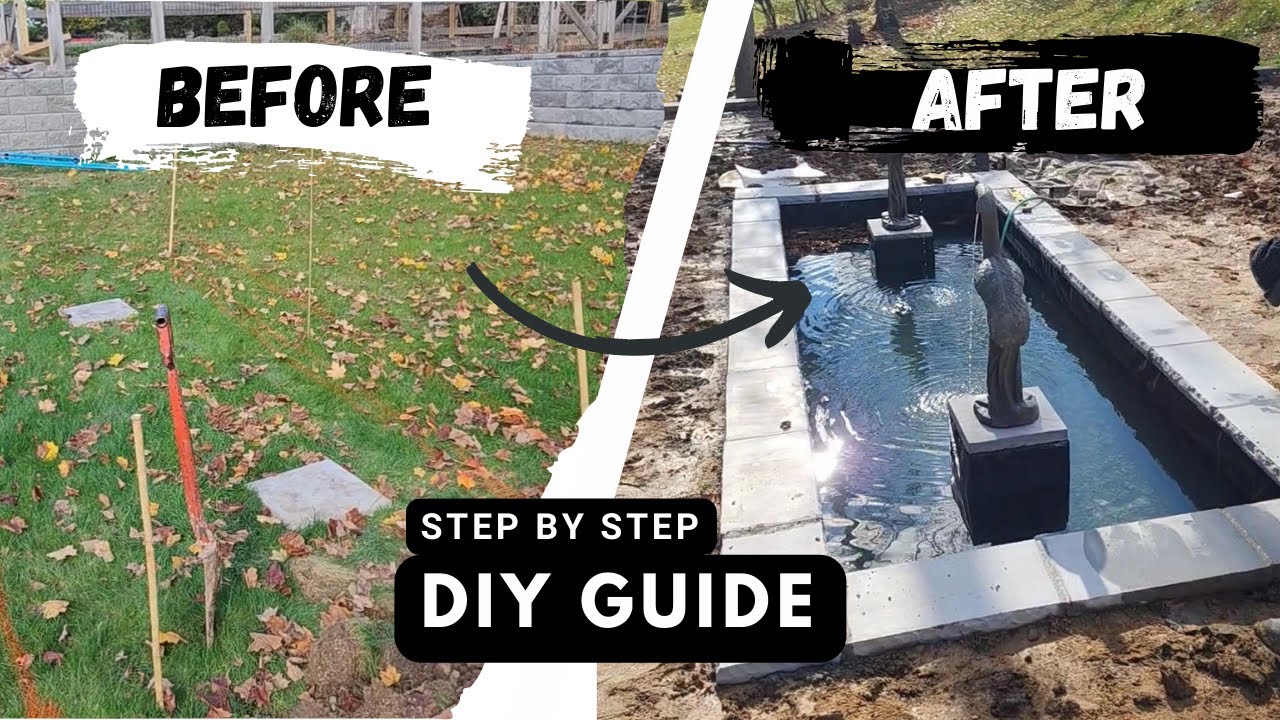 How to build a Pond like the Pros- DIY Step by Step Guide - YouTube