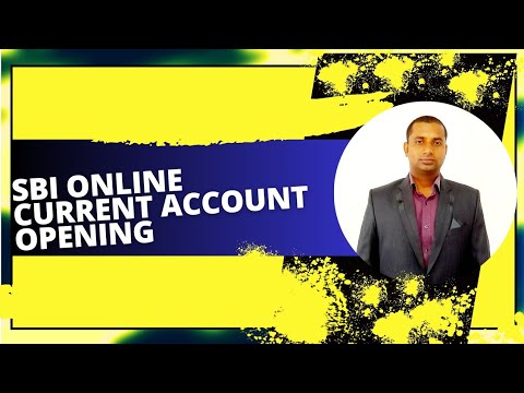 SBI online current account opening - YouTube