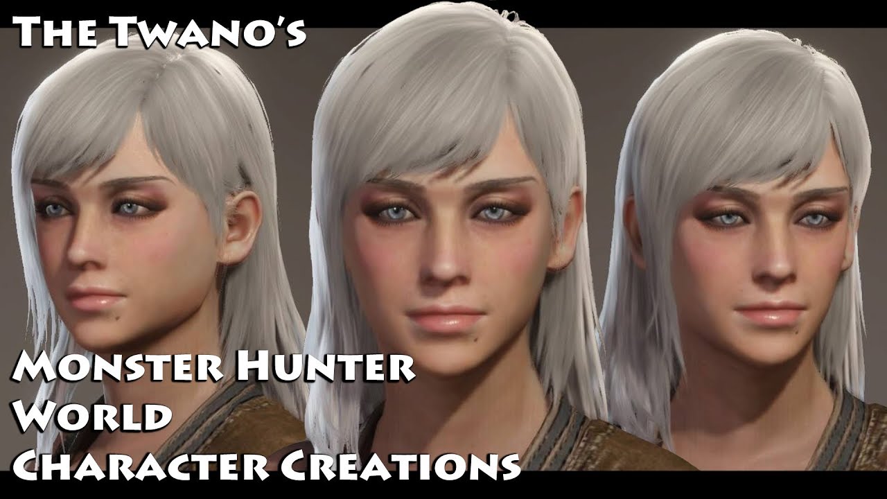 Monster Hunter World - Character Creation (Cute Female) #47 - YouTube