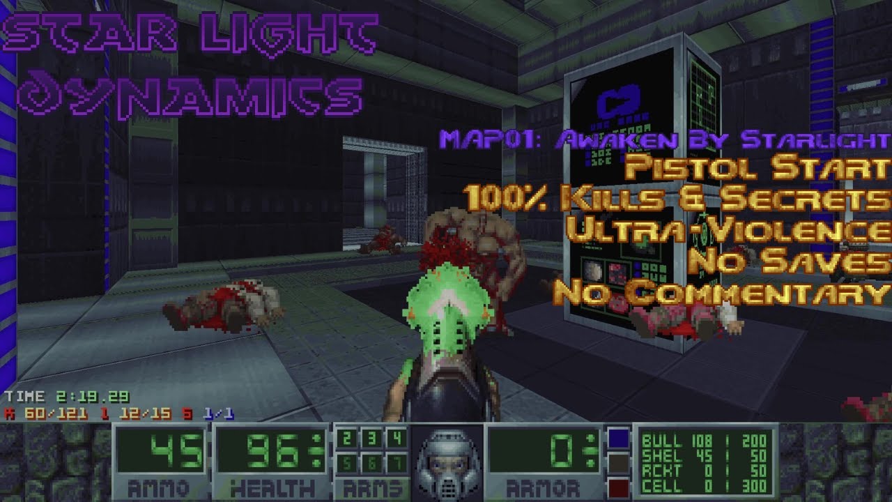 Doom 2: Star Light Dynamics - MAP01: Awaken By Starlight - YouTube