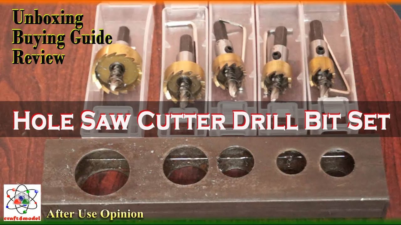 Hole Saw Cutter Drill Bit Set II Unboxing II Buying Guide II Review ...