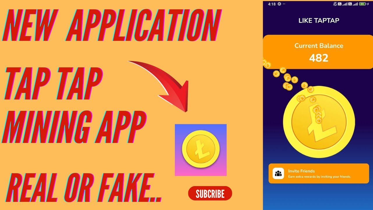 Tap Mining app || Earn Money By Tap on Mobile || Tap Application Real or fake || tap tap mining ...