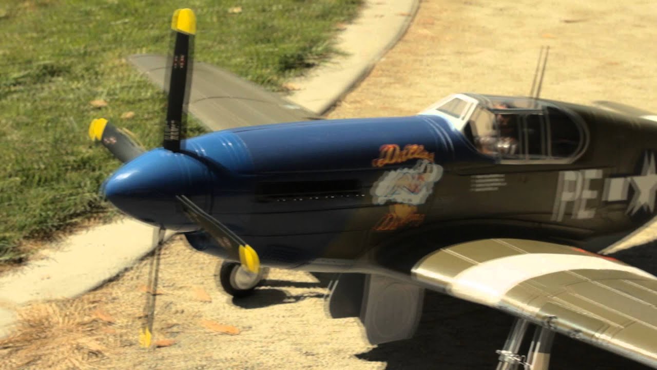 FMS 1400mm P-51B V7 - YouTube