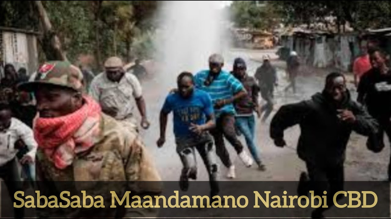 NAIROBI KUMEWAKA! SABASABA MAANDAMANO. MANIFESTO WATCH TV IS LIVE - YouTube