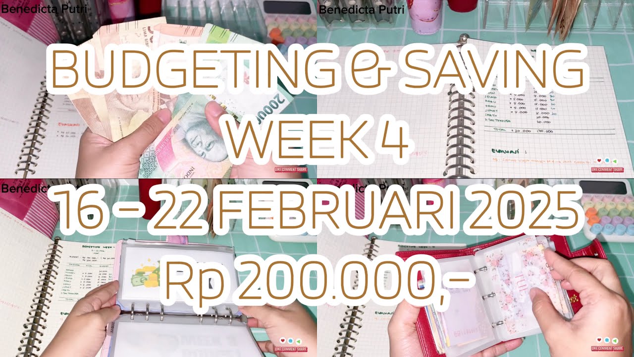 BUDGETING & SAVING WEEK 4 - FEBRUARY 2025 | HOW I BUDGET 200K PAYCHECK ...