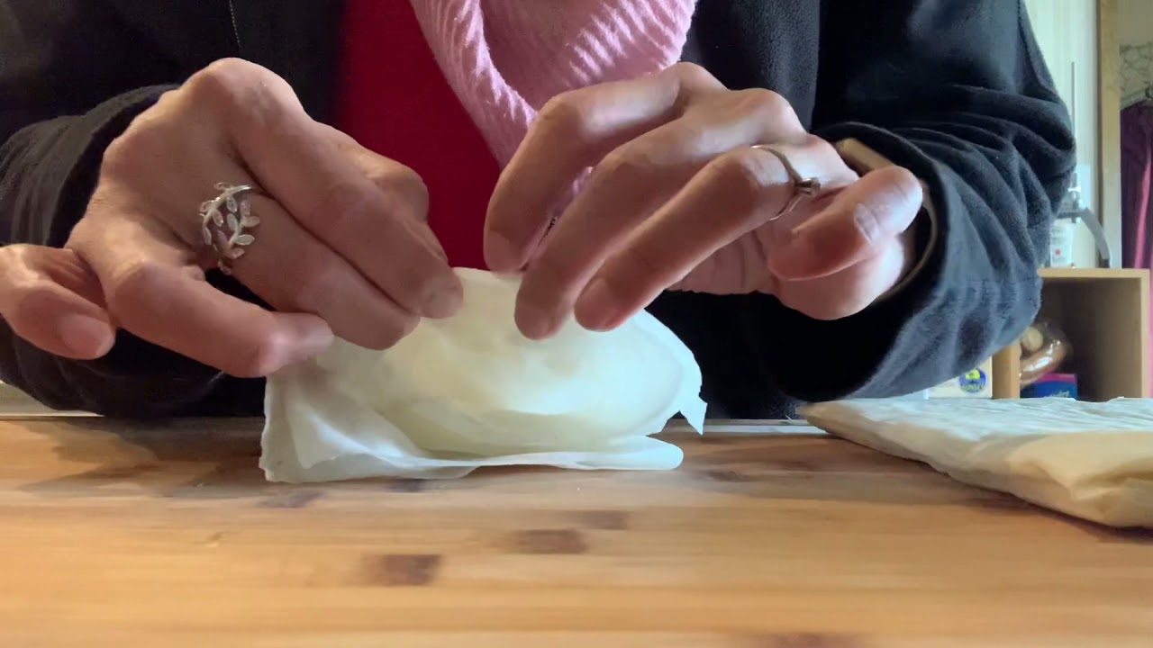 How to make samosas shape - YouTube
