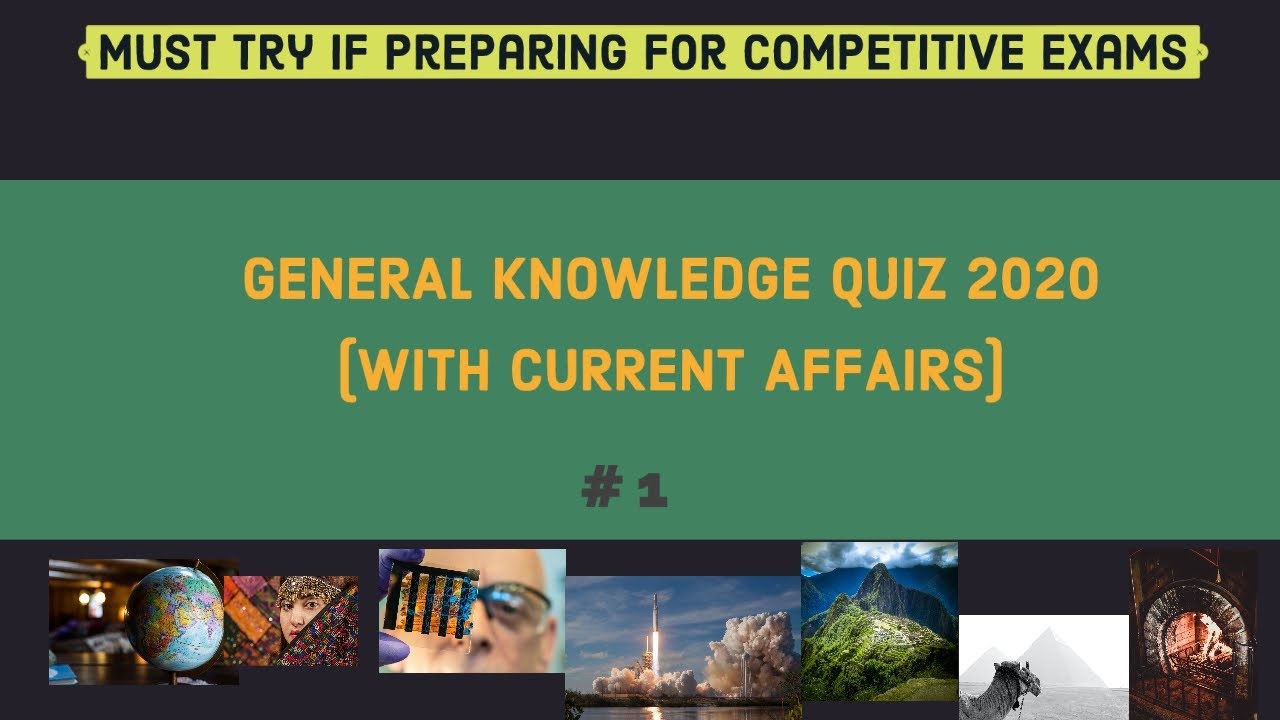 General Knowledge Quiz for Competitive Exams| GK Questions with Answers ...