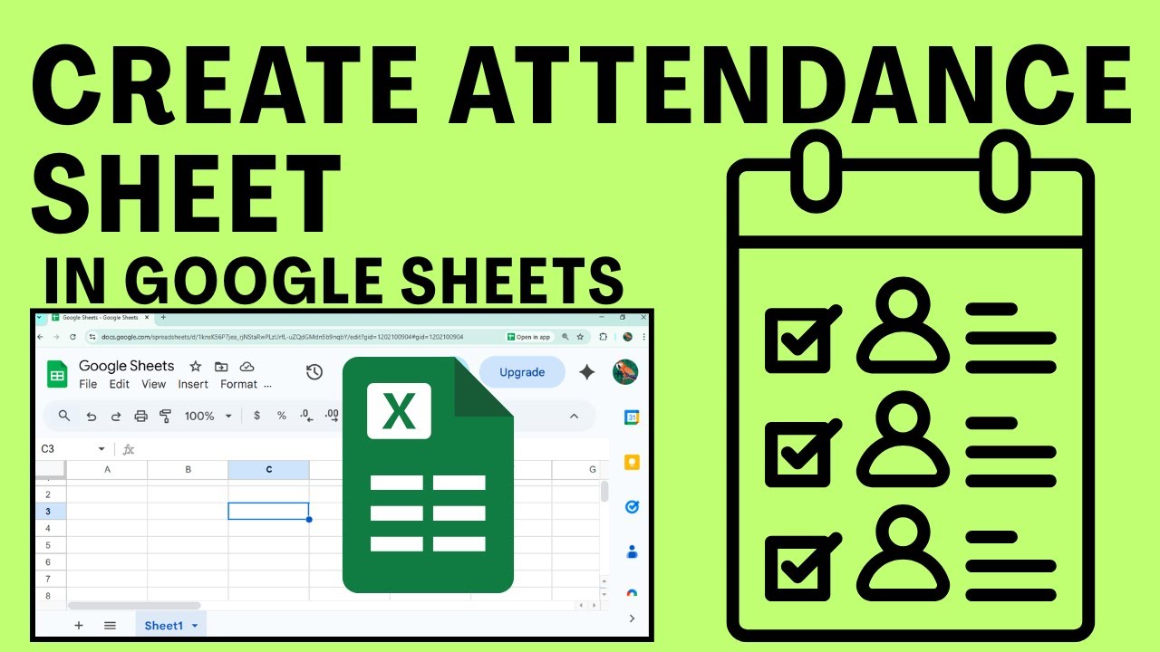 How To Make Attendance Sheet In Google Sheets - YouTube