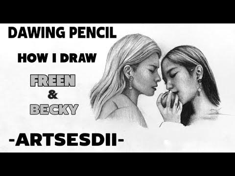 [Drawing Pencil] FREENBECKY - DRAW WITH ME - TRANH CHÌ #freenbeck #beckyarmstrong #freen - YouTube