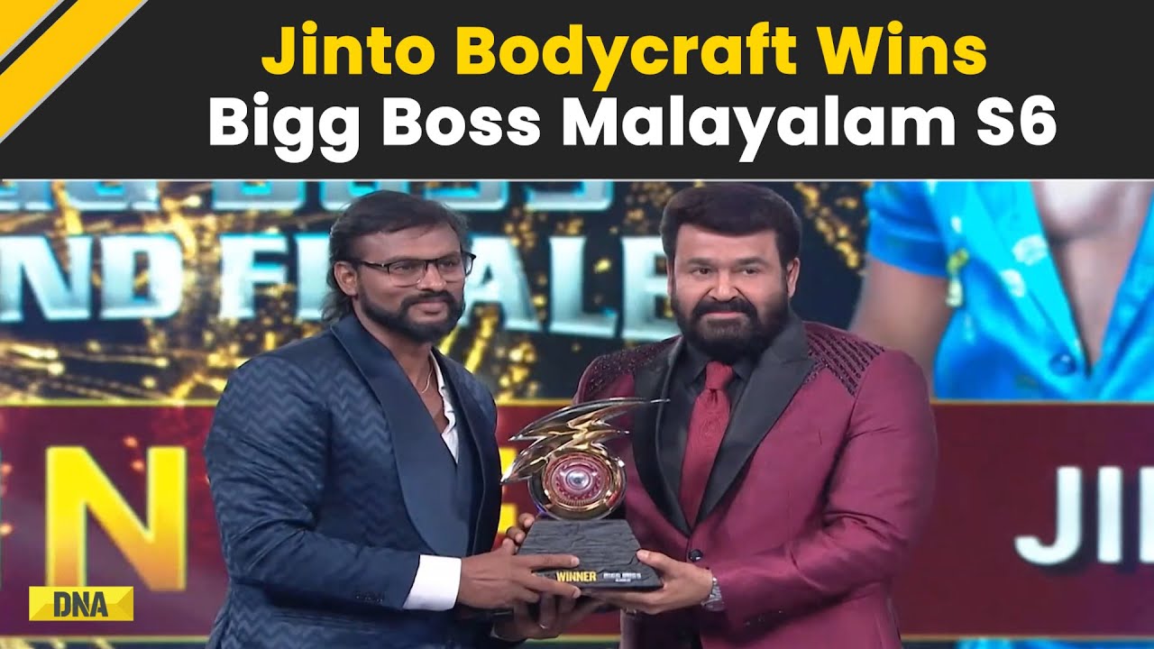 Bigg Boss Malayalam 6 Grand Finale Highlights: Jinto Bodycraft wins ...