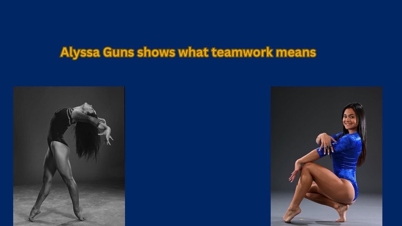 Alyssa Guns shows what how working for your team matters - YouTube