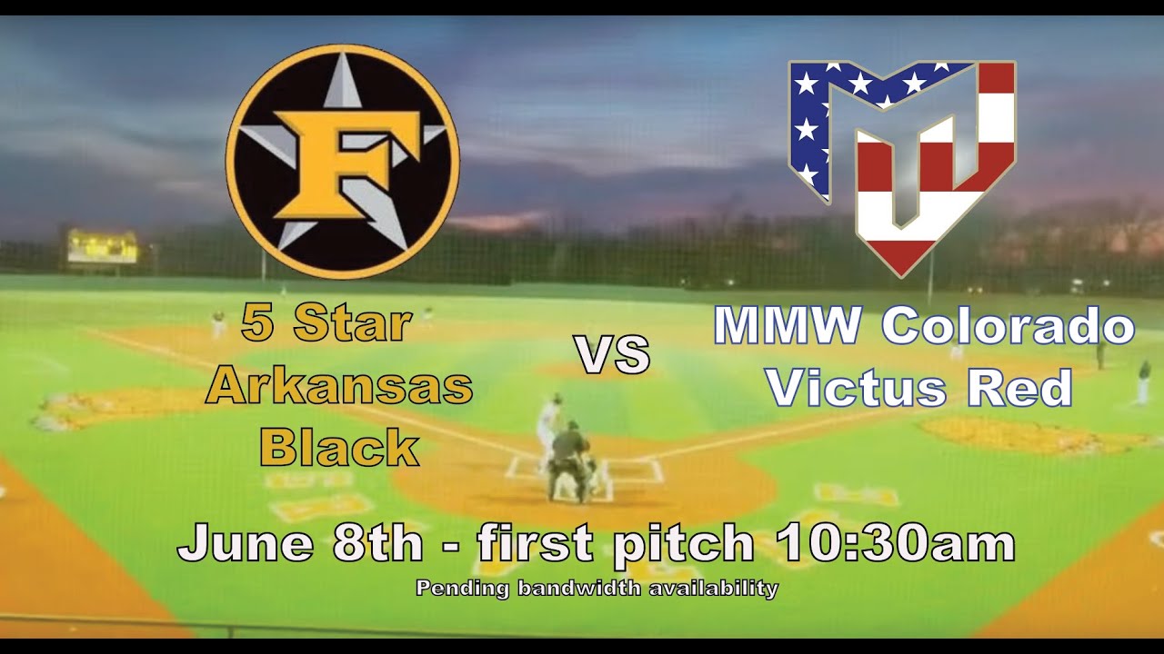 Arkansas 5Star Baseball vs MMW Victus Colorado Red in Kansas City - YouTube