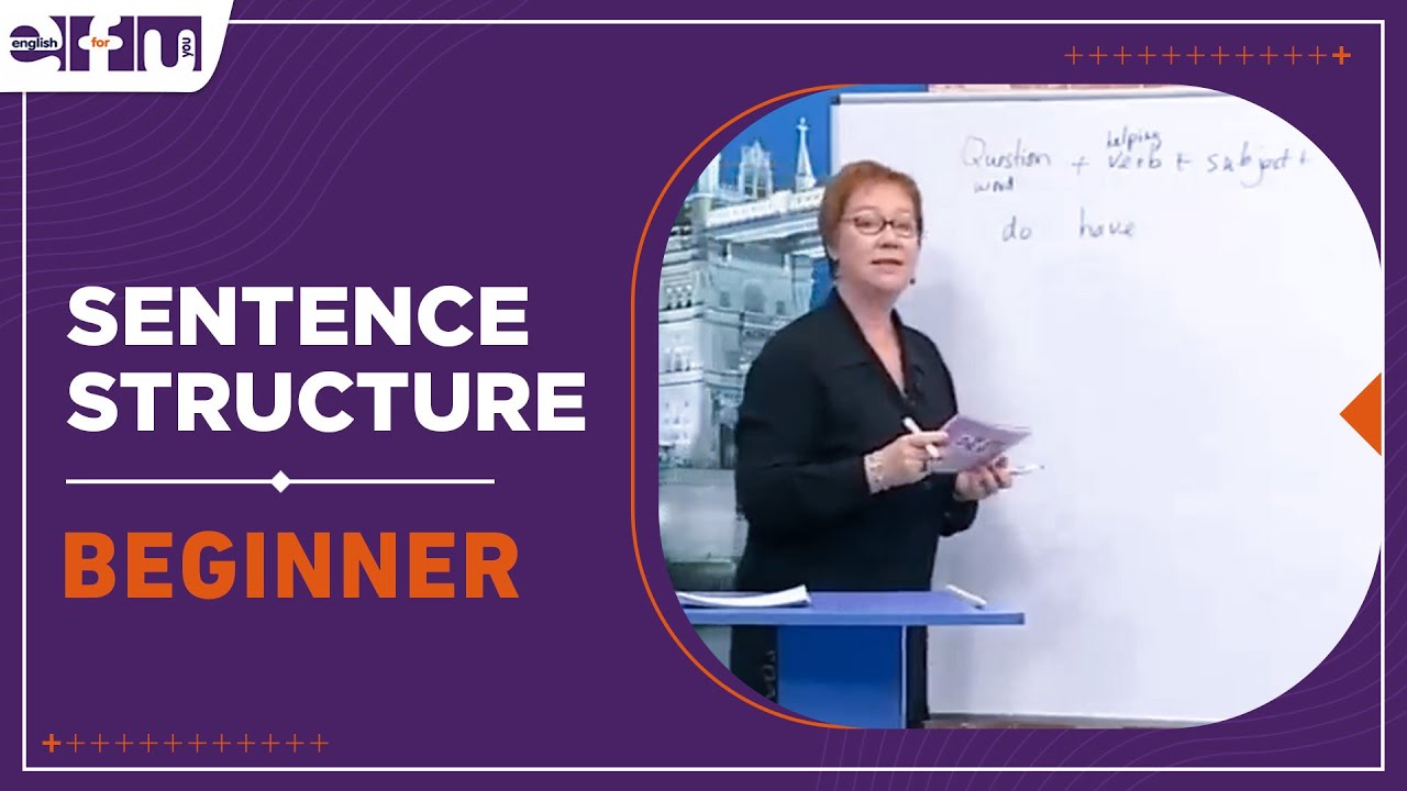 Let's Start English 105 Lesson 26 / Sentence Structure - YouTube