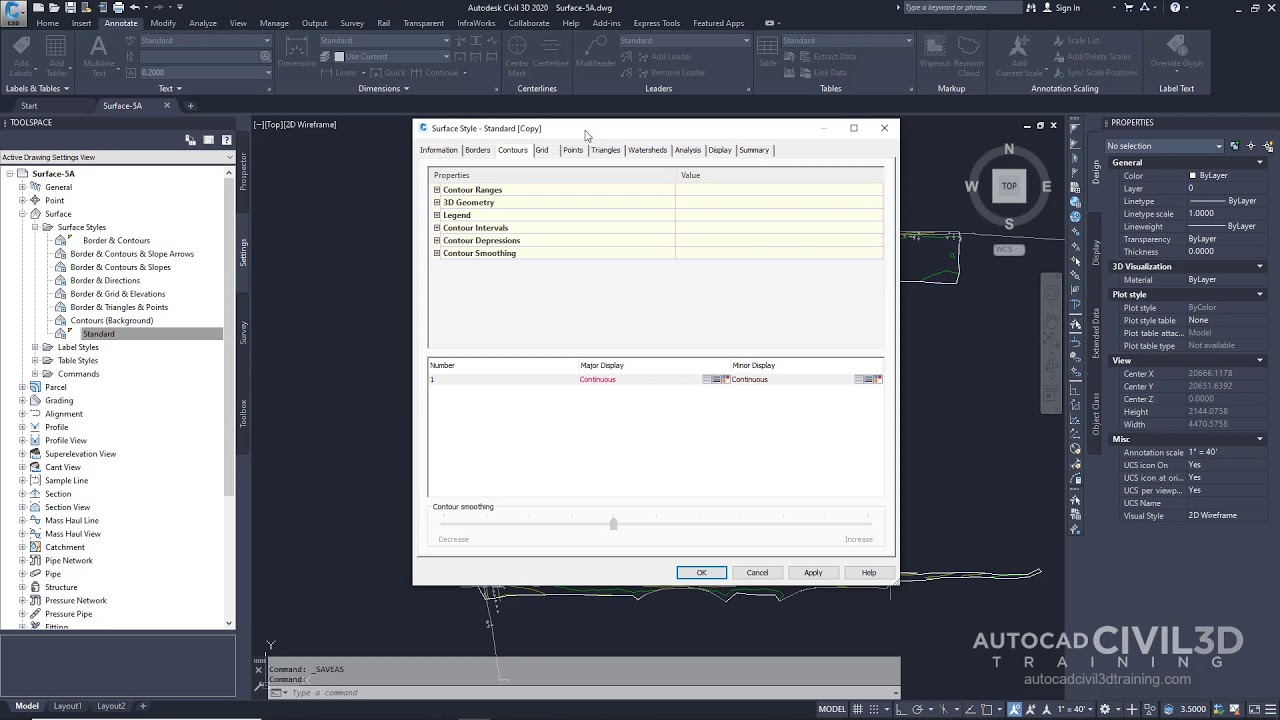 Configuring a Style for Watershed Display in Civil 3D - YouTube