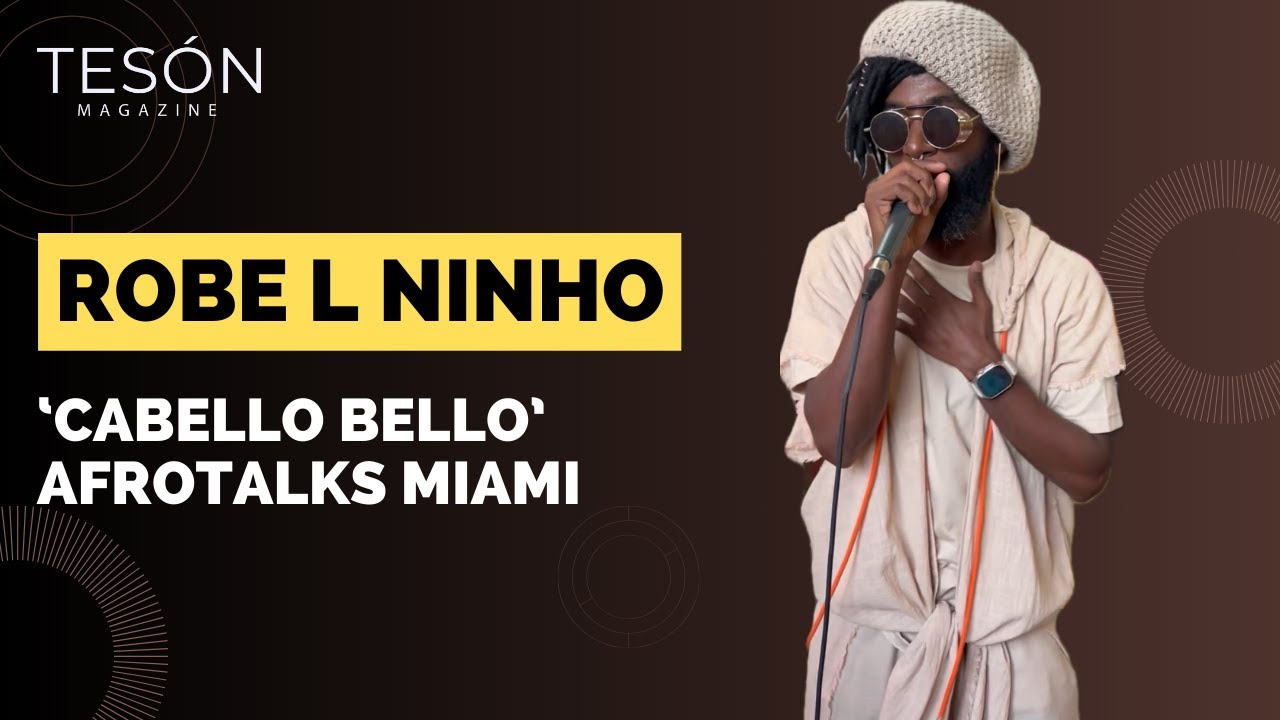 Robe L Ninho: 'Cabello Bello' en vivo en AfroTalks Miami - YouTube