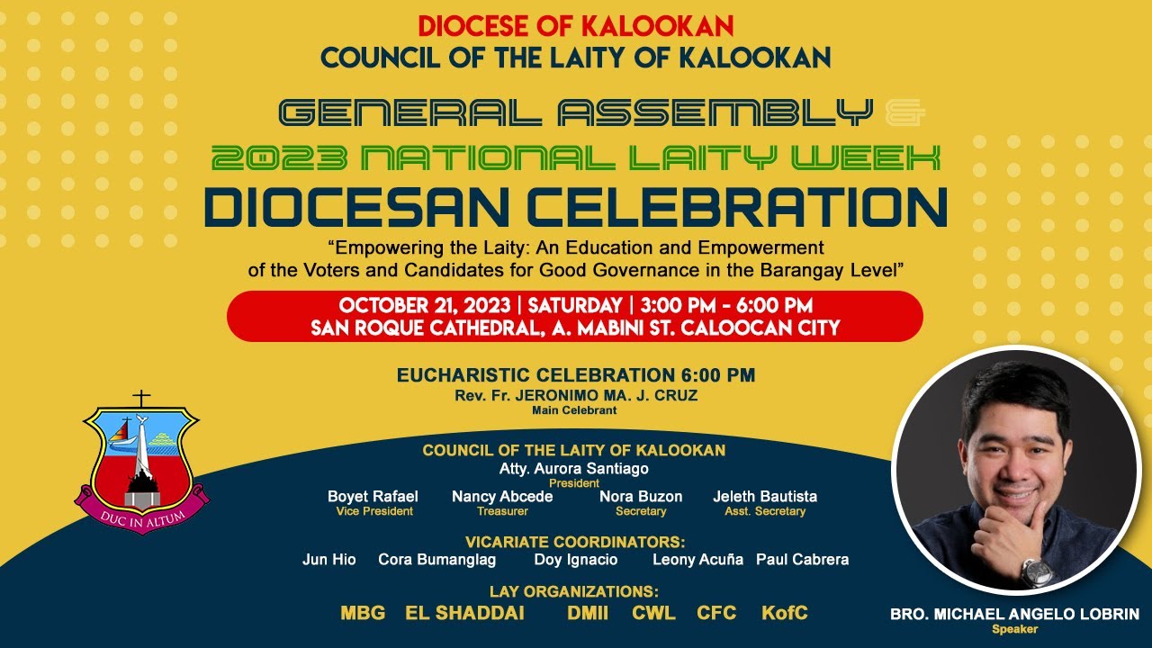 10.21.2023 | 3:15PM| National Laity week (Diocesan Celebration) - YouTube