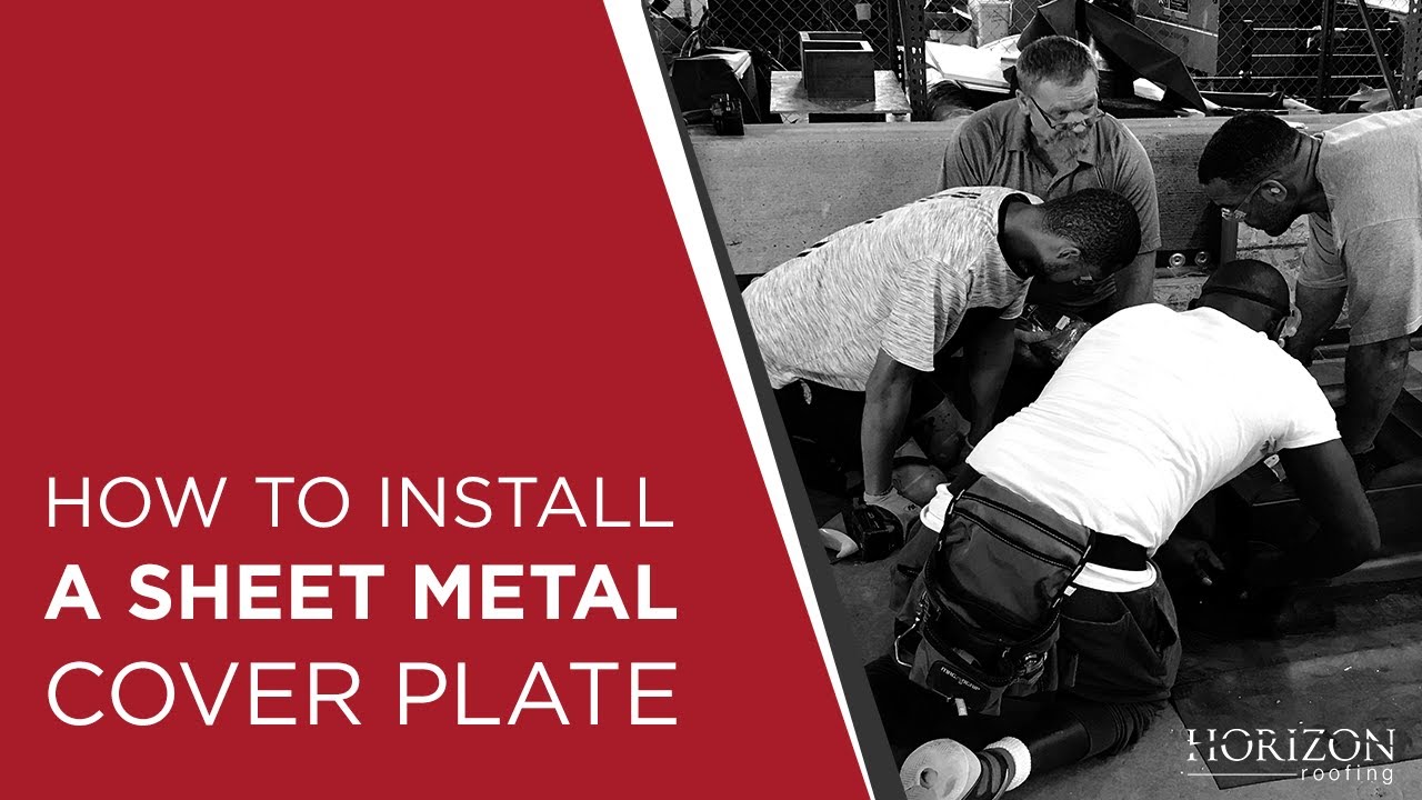 How to Install a Sheet Metal Cover Plate - YouTube