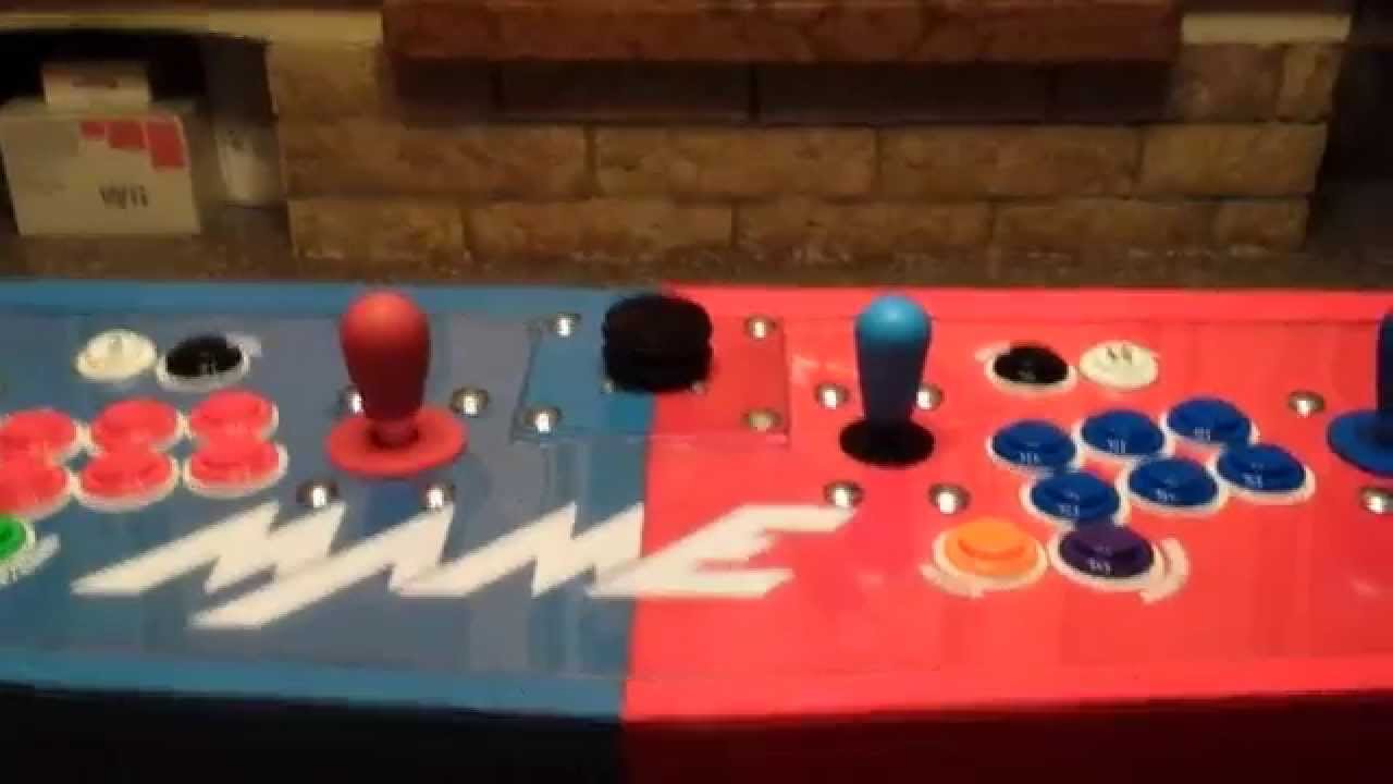 Home made Arcade controller for Mame and all the Others emulators - YouTube