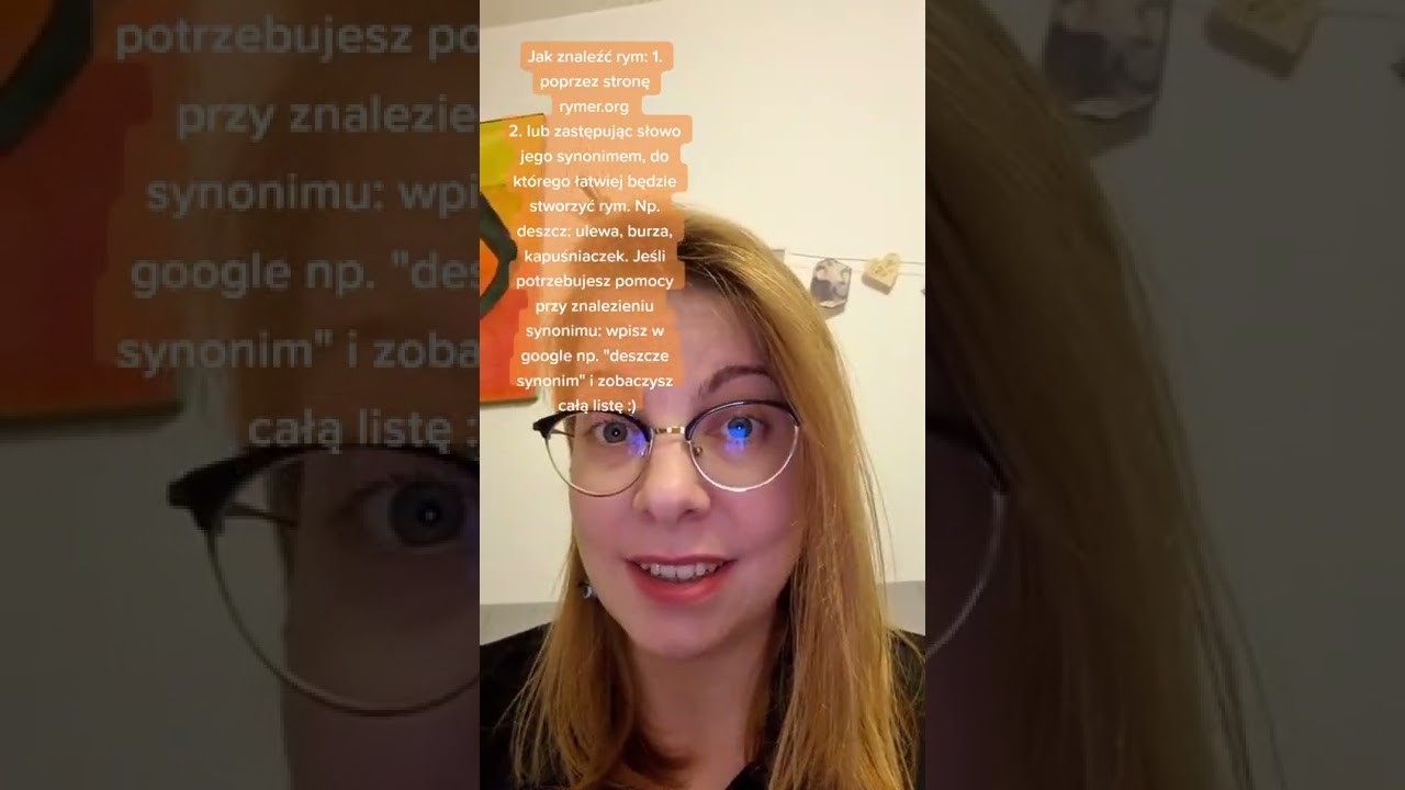 Co zrobić, gdy nie możesz znaleźć rymu? Mam dla Ciebie 2 porady! # ...