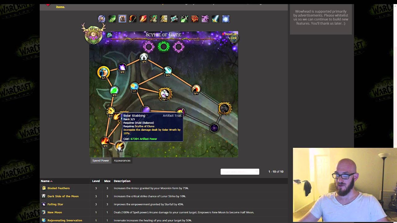Ultimus Balance Druid Artifact Tree - YouTube