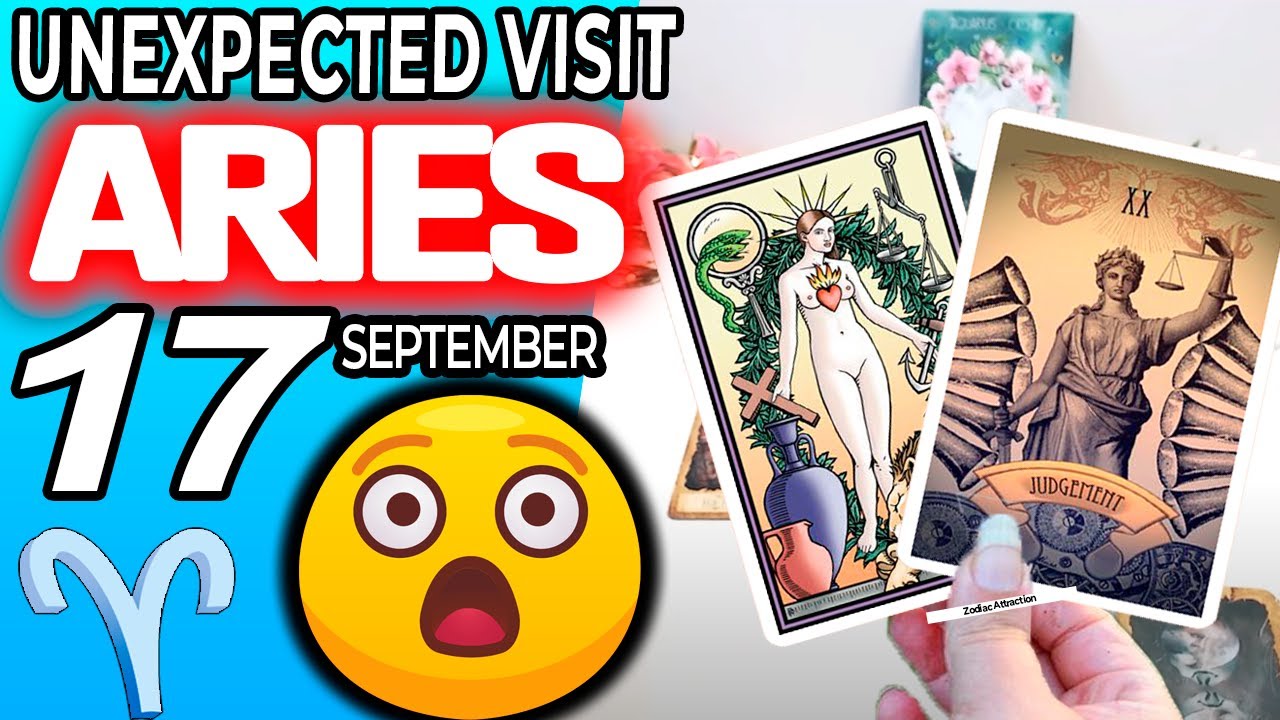 Aries ♈️ 🛑 UNEXPECTED VISIT 😨 horoscope for today SEPTEMBER 17 2023 ♈️ ...