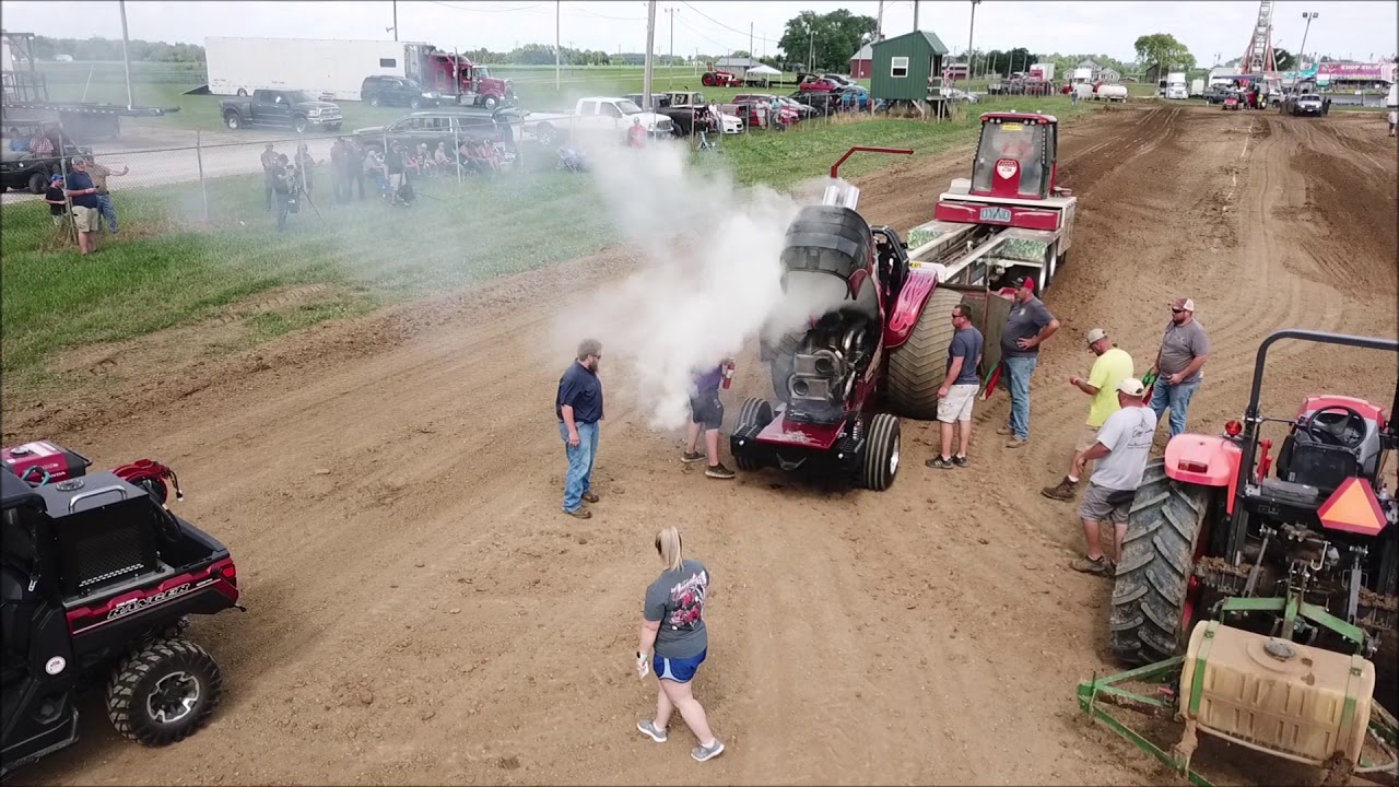 HIGH TECH REDNECK SUPER STOCK TRACTOR HAS FIRE A THE 2020 TEST AND TUNE ...