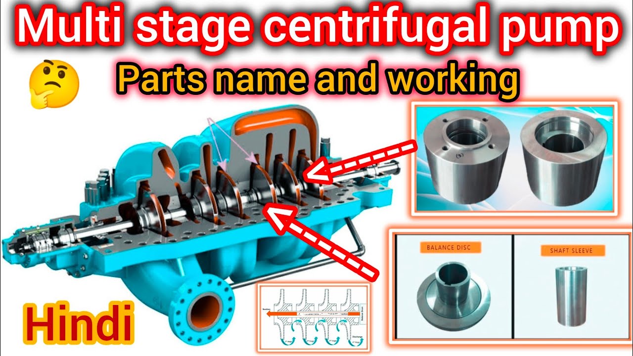 multi stage centrifugal pump parts name and working | multi stage pumps ...
