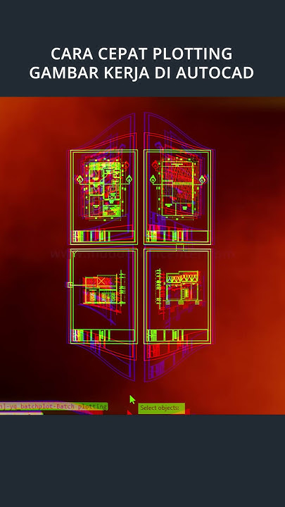 Cara Cepat Plotting Gambar Kerja di AutoCAD Tanpa Ribet... #tutorial #desainrumah #arsitektur ...