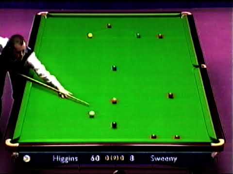 John Higgins (121) v Paul Sweeny 2000 Grand Prix. Frame 1. - YouTube