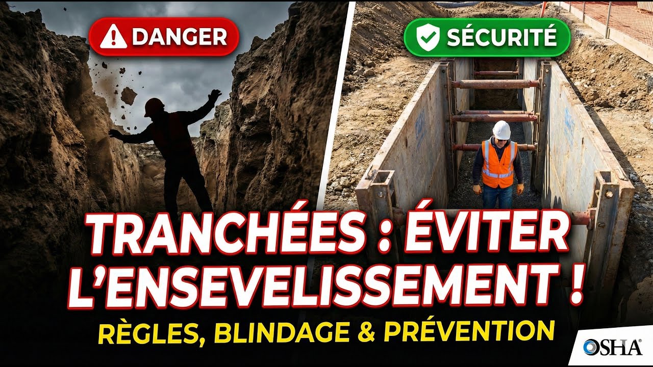 La sécurité dans les tranchées : Blindage obligatoire - YouTube