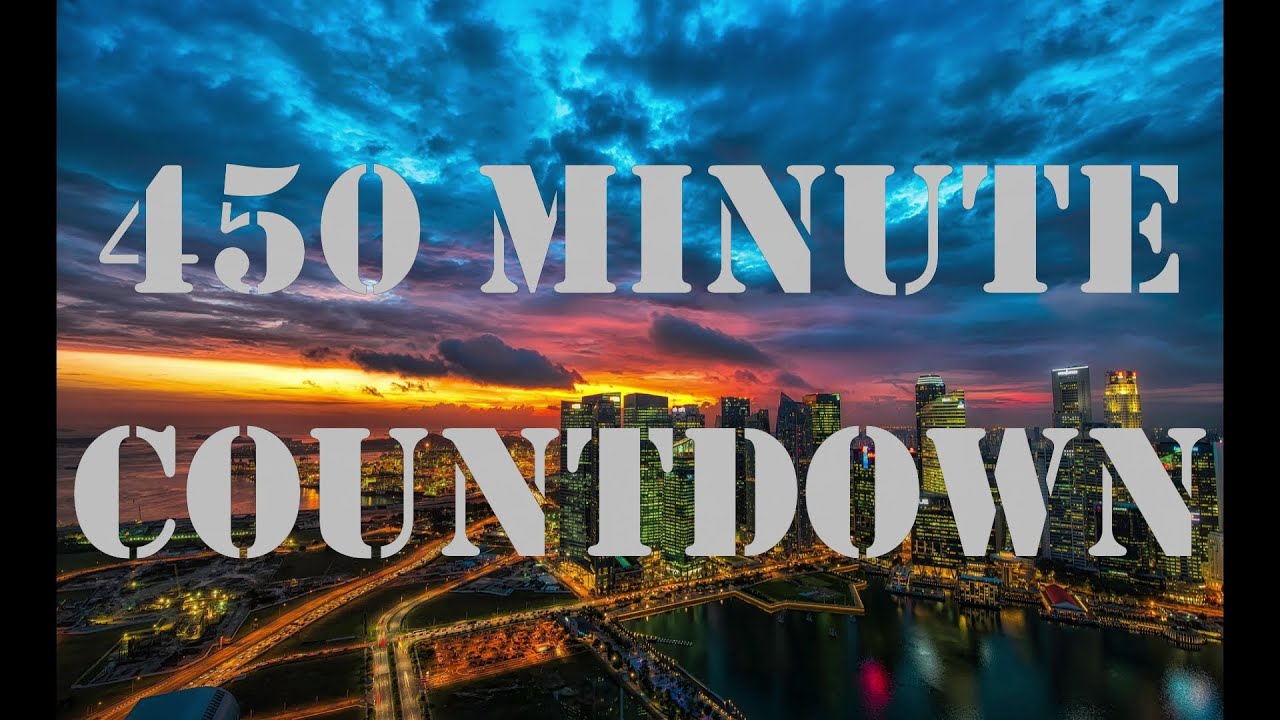 450 minute timer countdown with alarm sound effect - YouTube