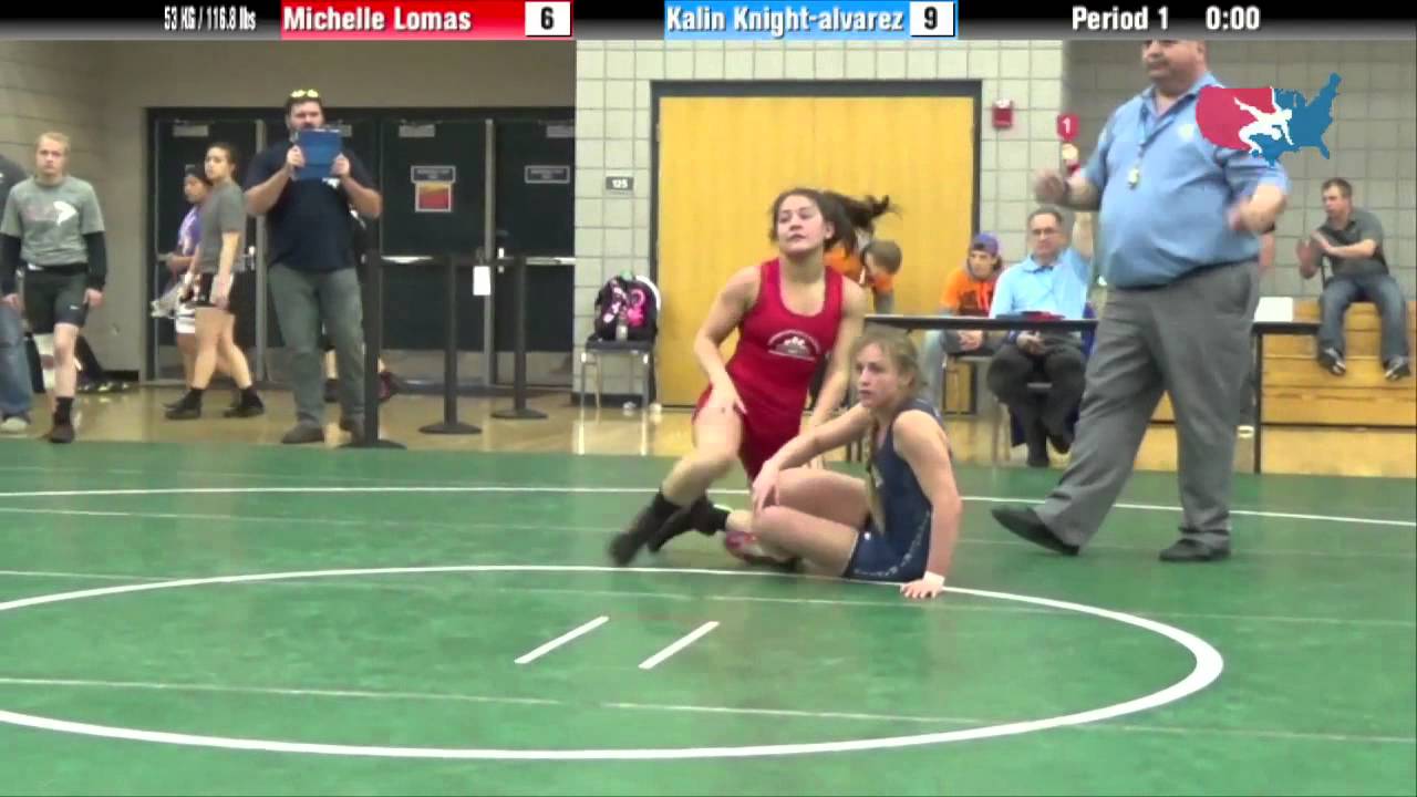 53 KG 3rd - Michelle Lomas (Campbellsville) vs. Kalin Knight-Alvarez ...
