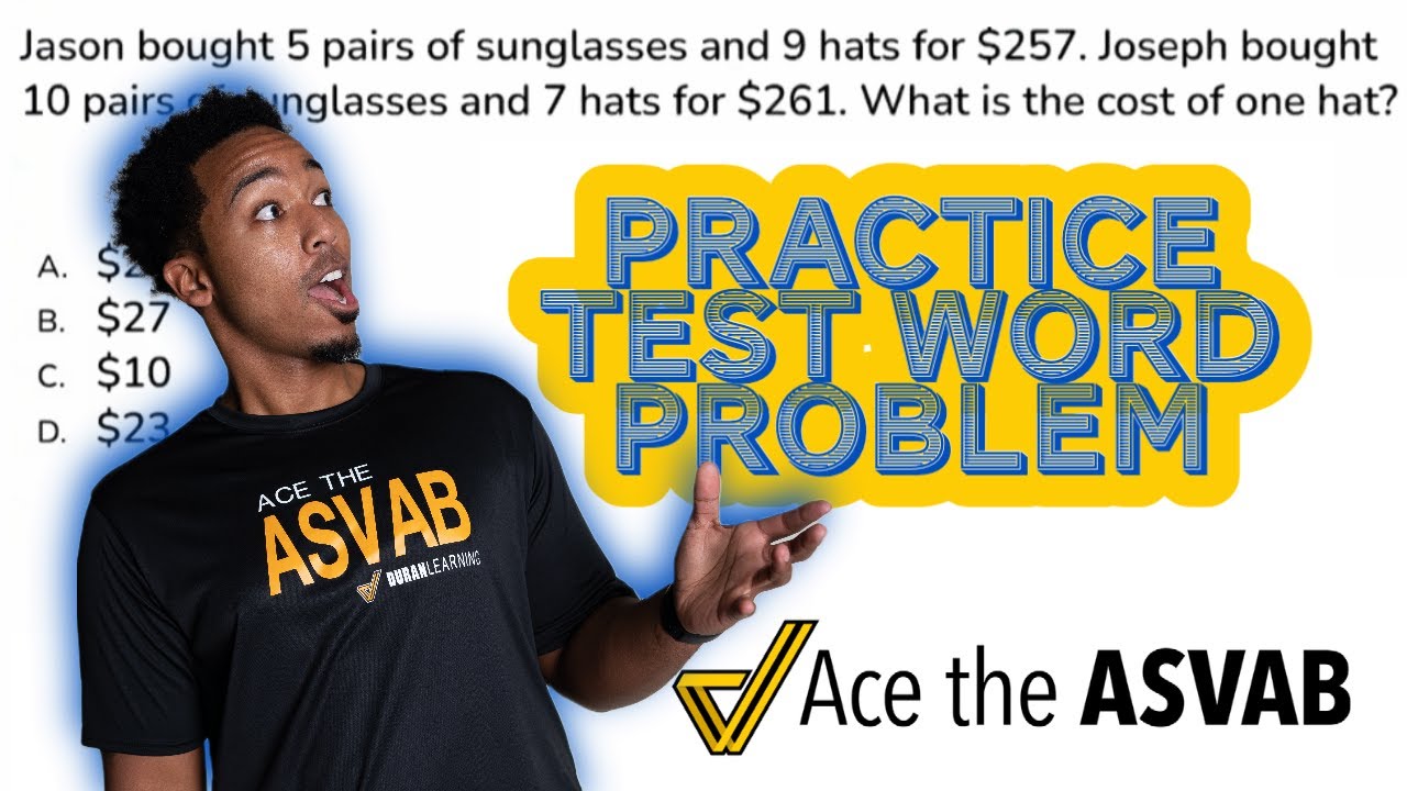 ASVAB Arithmetic Reasoning - Practice Test Question (Word Problem and ...