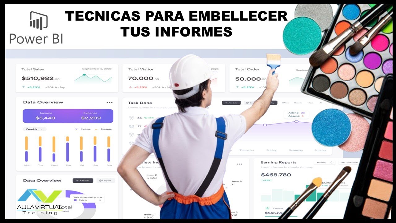 Ideas de Diseño de informes en Power BI (CREA UN DASHBOARD BONITO PARTE ...