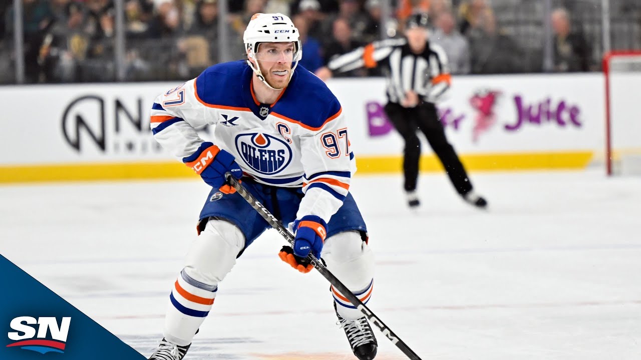 Oilers' McDavid Capitalizes On Gift Out Front After Awkward Bounce ...