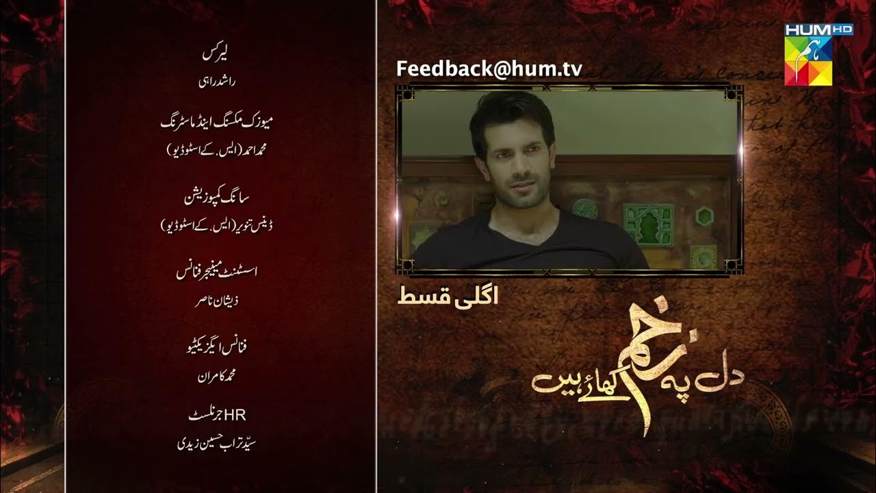 Dil Pe Zakham Khaye Hain - Last Episode - Teaser [ Tuba Anwar & Shahzad Noor ] - HUM TV - YouTube