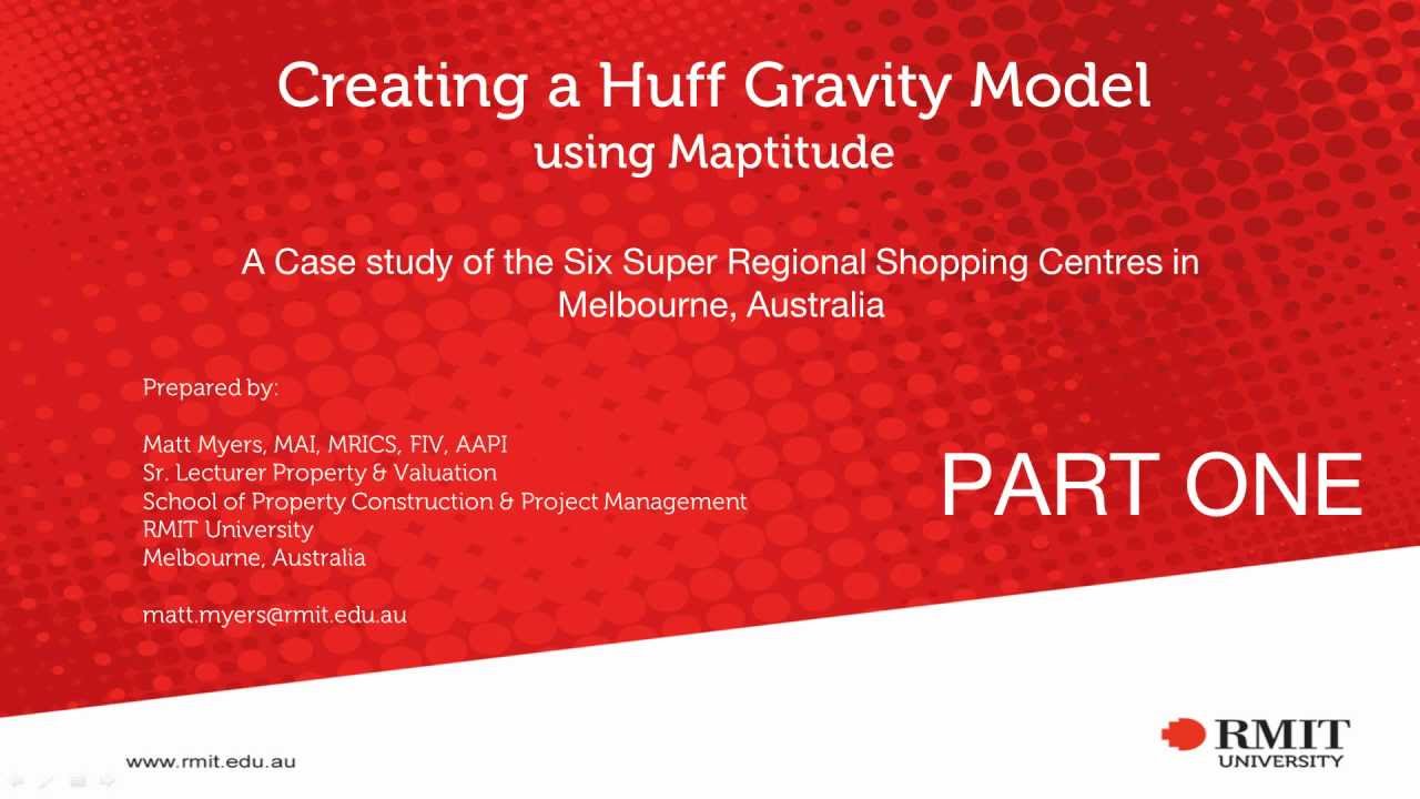 Create Huff Gravity Model in Maptitude Part One - YouTube