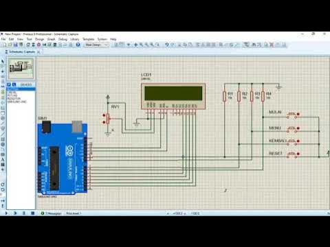 Program Menu Sederhana Arduino dengan Button dan Lcd - YouTube