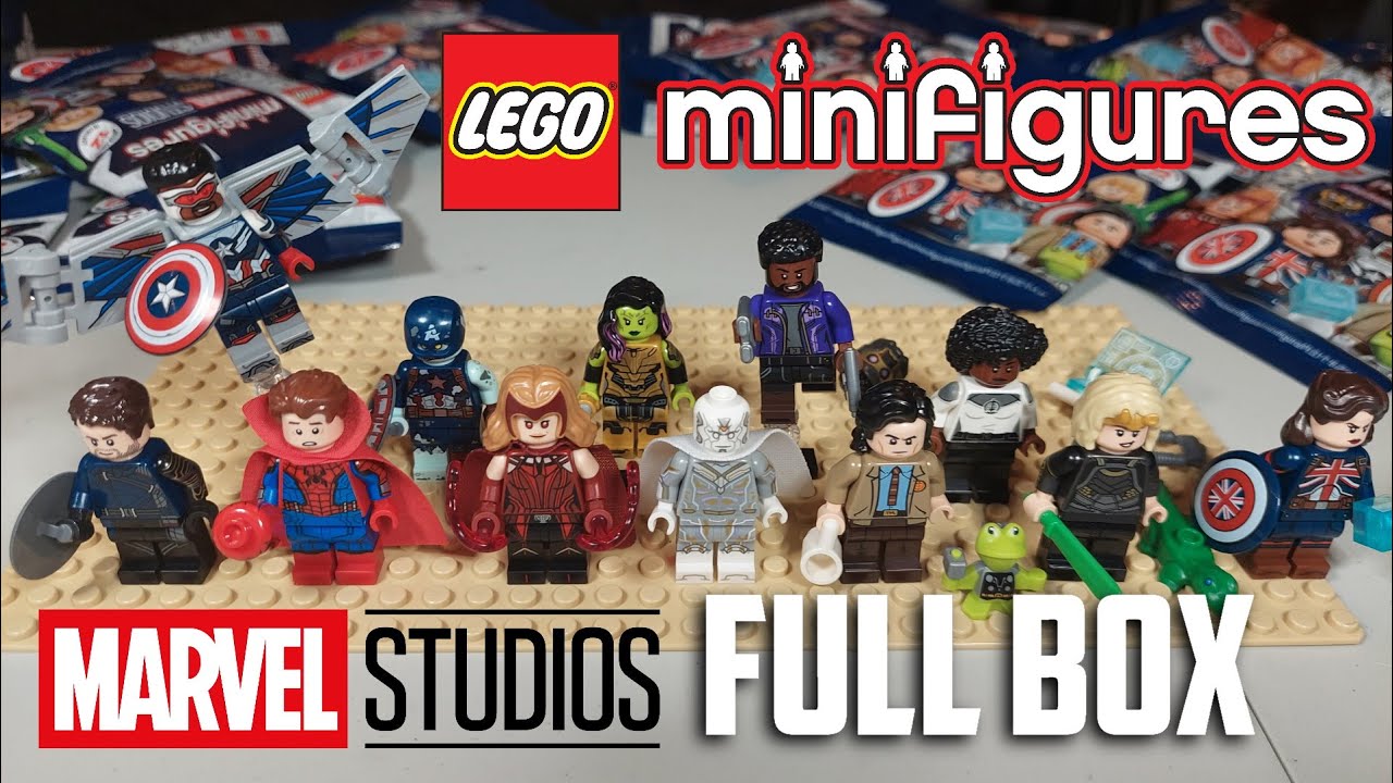 LEGO Marvel Studios CMF Minifigures Series Full Box Unboxing! - YouTube