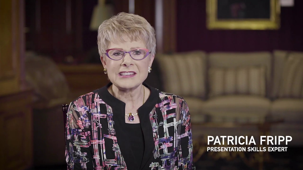 How to Be Clear When Your Speak - Patricia Fripp - YouTube