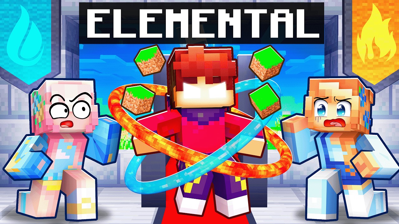 I Became an ELEMENTAL in Minecraft! - YouTube