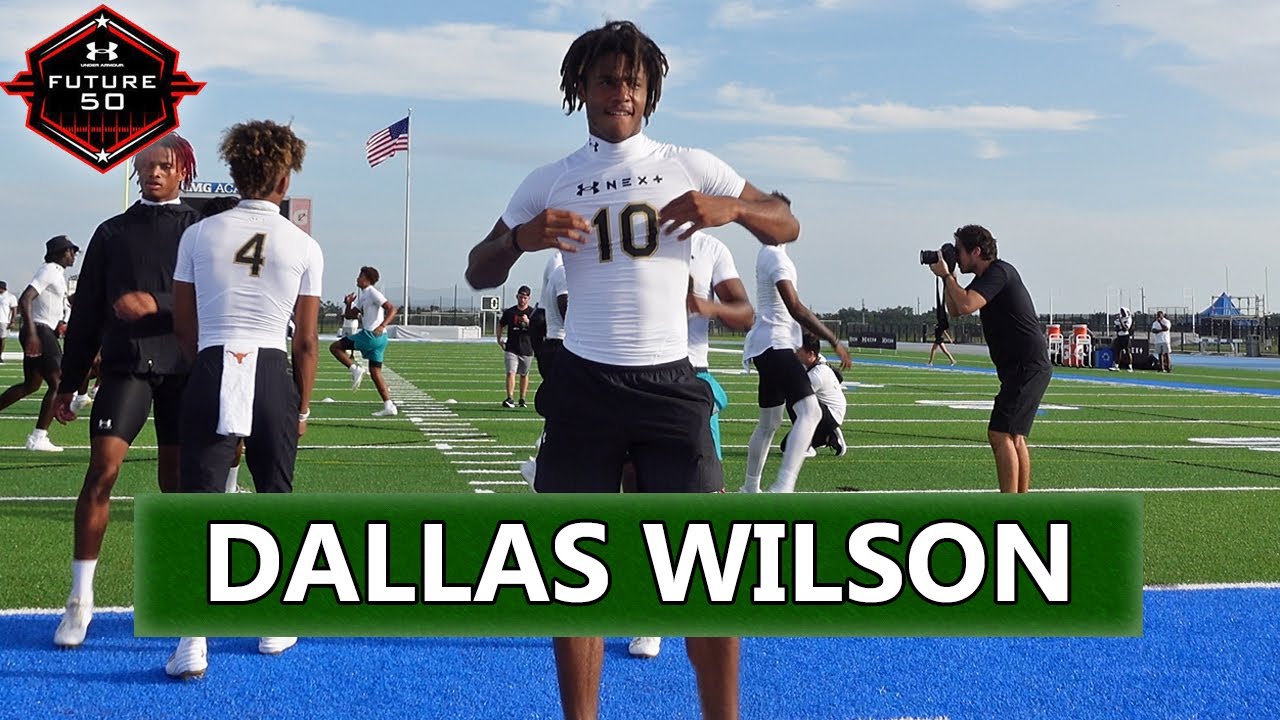 Tampa Bay Tech 2025 WR Dallas Wilson at UA Next Future 50 | 3 TDs in 7 ...