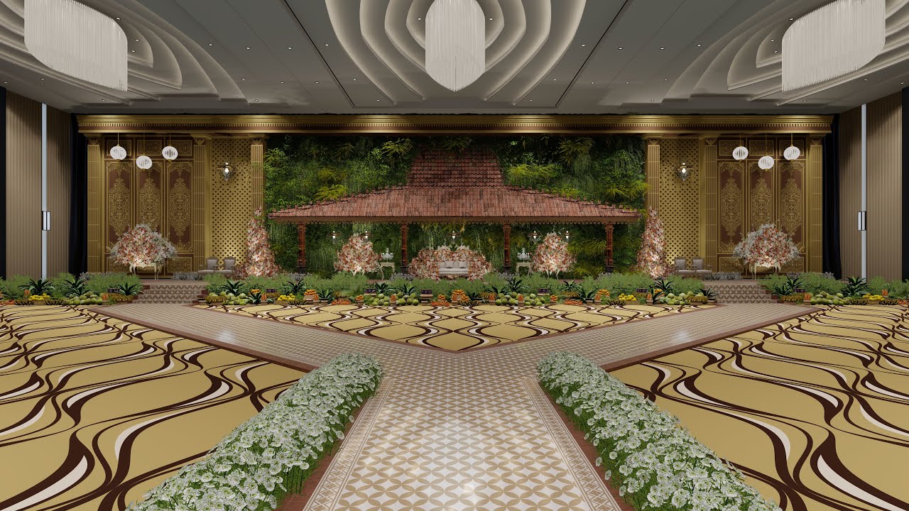 3D WEDDING DECORATION - CINEMATIC ANIMATION - YouTube