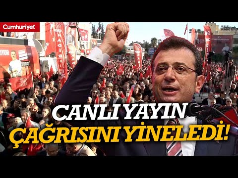 Ekrem İmamoğlu’nun Kilis’e mektubu: Canlı yayın çağrısını yineledi!